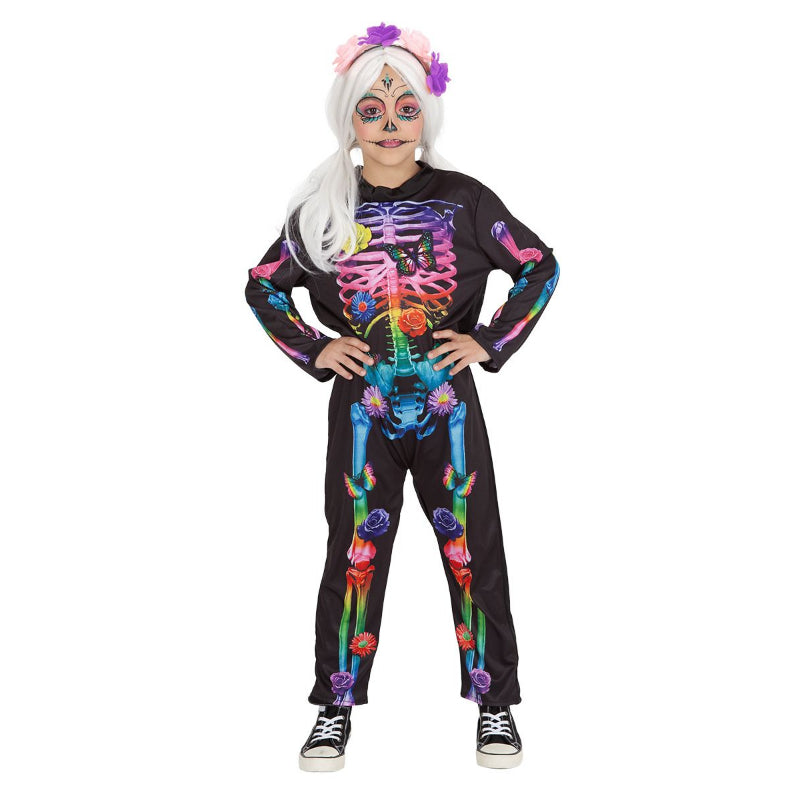 Catrina Happy Flower Mädchen Halloween Kostüm für gruselige Partys